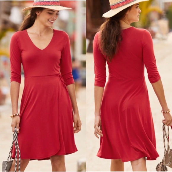 Peruvian Connection | Dresses | Peruvian Connection Red Midi Dress ...